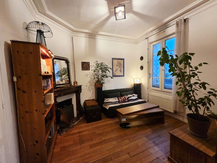 Charmant T2-t3 Ancien 45m² - Gare Saint-denis - Saint-Denis, France