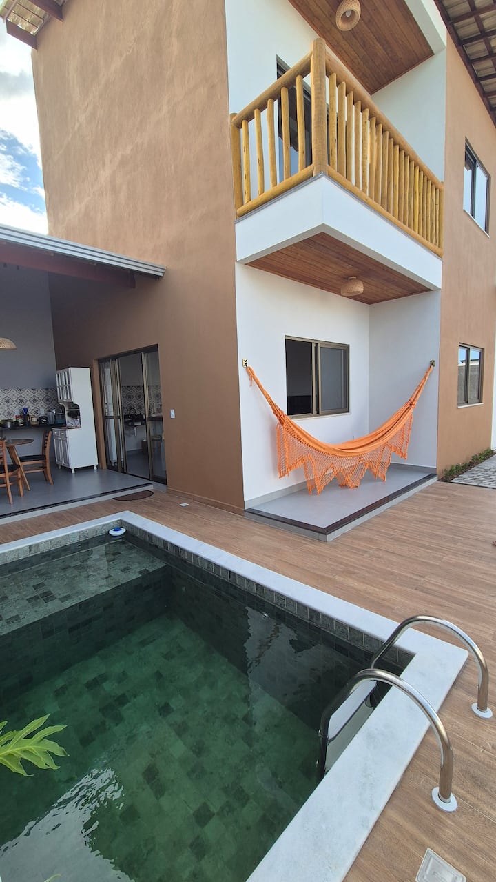 Casa Sol, Piscina, 2 Suítes Com Ar Perto Da Praia. - ブラジル プラド