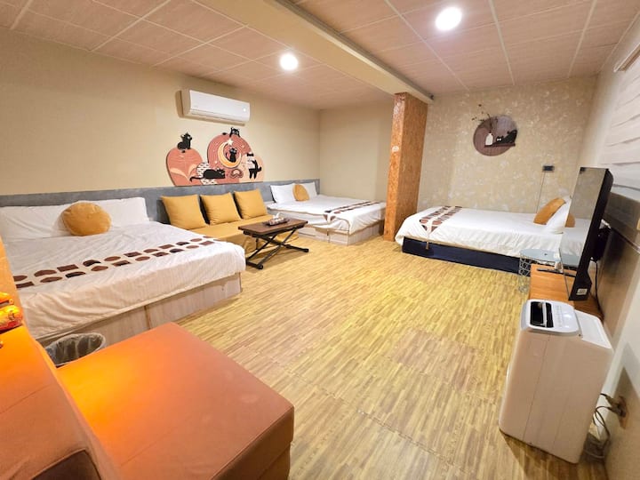 舞浪（小琉球包棟民宿，三間房間，可住12人，可提供麻將） - 둥강 진