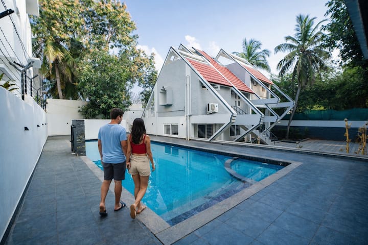 Marine Villa | 3 Bhk Pool Villa In Ecr - 清奈