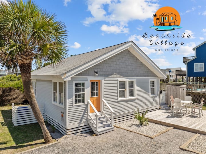 New Beachside Cottage - Pet Friendly By The Beach - Oak Island, NC