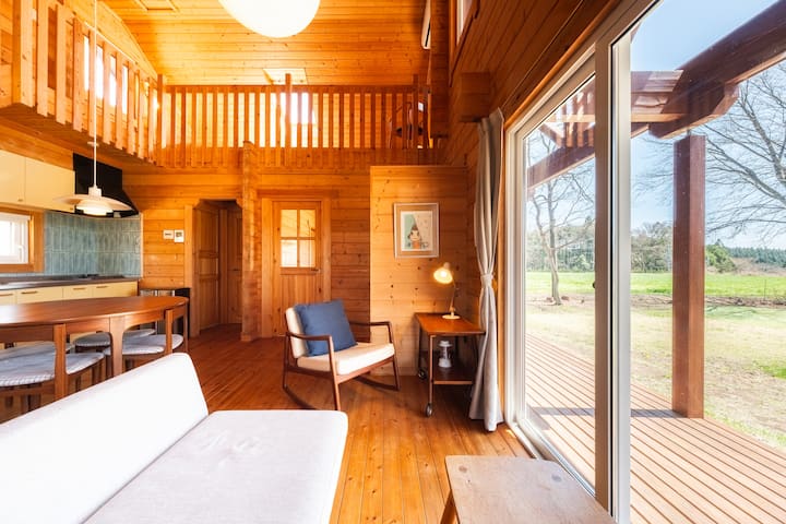 A Log House With A Spacious Garden In Nasu - 那須塩原市