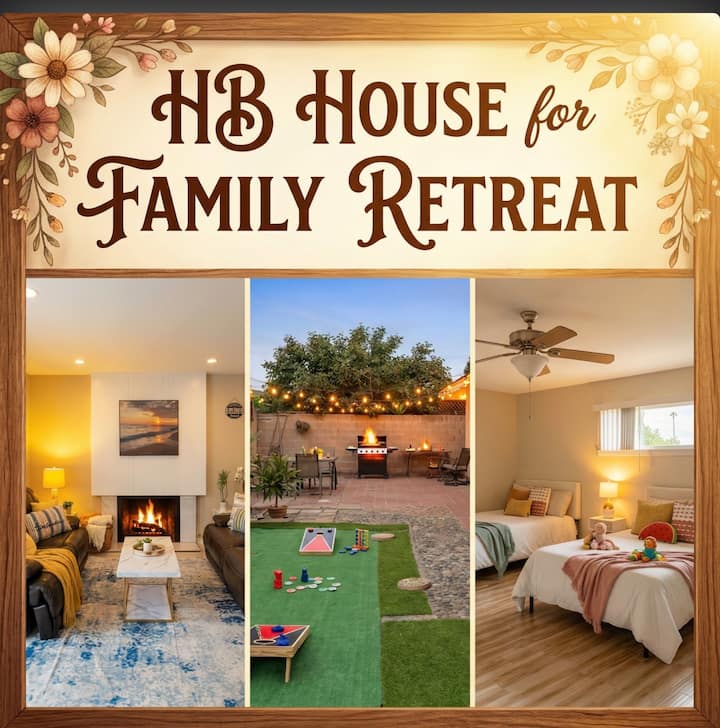 5br Home In Huntingtonbeach W Nice Backyard 4 Bbq - Huntington Beach, CA