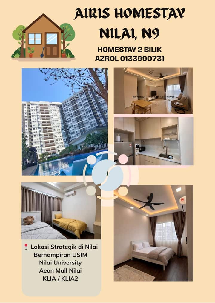 Modern 2br Homestay | Near Usim & Klia | Pool - Beranang