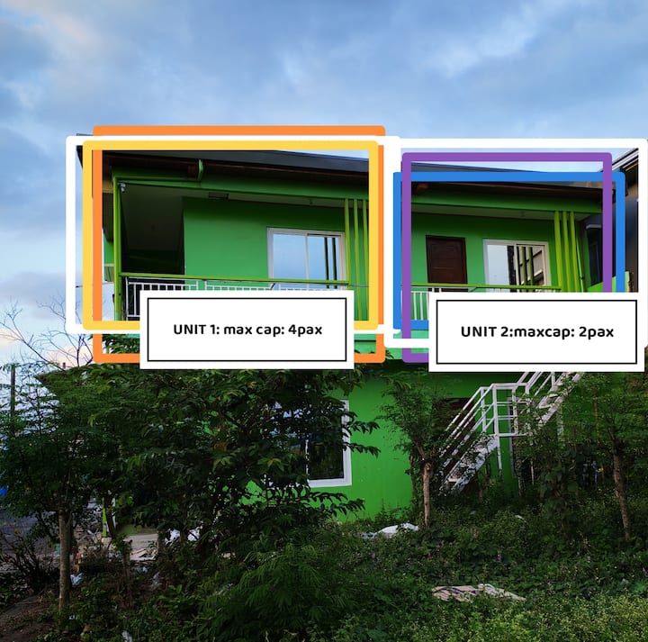 Unit1-4pax :Presko2ndflrroom•courtside•lit Parking - Candelaria