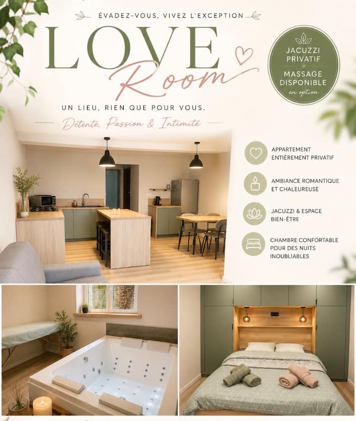 « Love Room » Loft Avec Balnéo Et Table De Massage - Revin