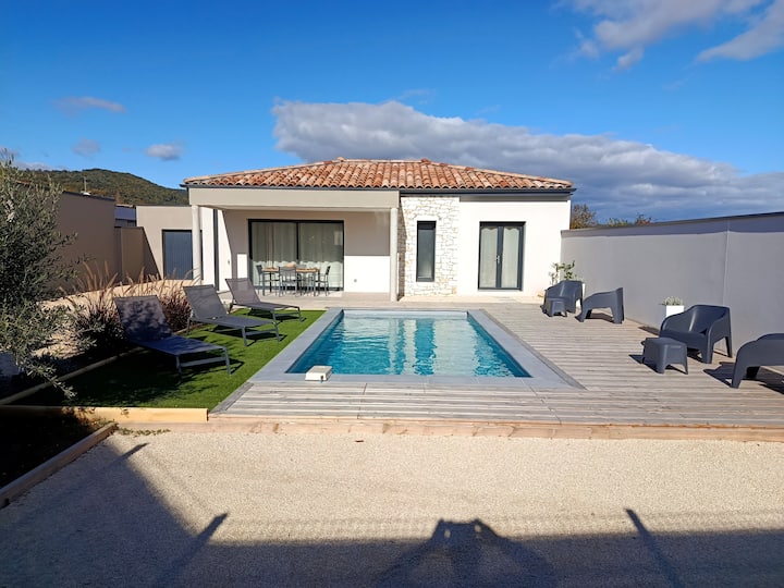 Le Jasmin Clim - Piscine Privée - Tout Confort - Vallon-Pont-d'Arc