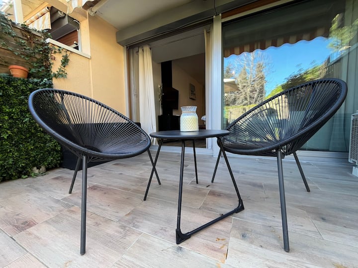 Dat - Studio Jardin 400m Mer & Piscine Parking - Cannes