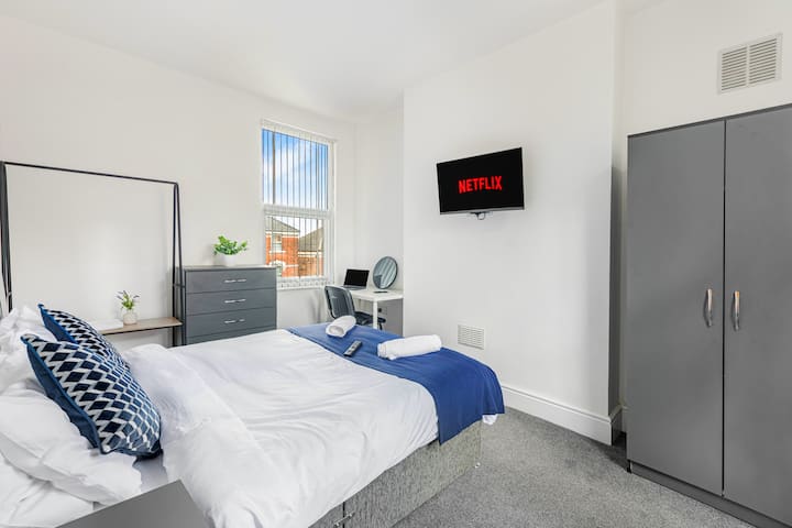 Modern Flat |Long Stays |Wi-fi| 40% Off Month Stay - Nottingham