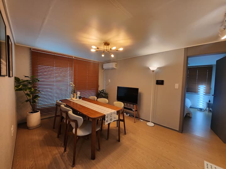 [대전블루스]성심당롯데도보/초역세권 용문역/무료주차/리모델링완료/여성안심/호텔침구 - Daejeon