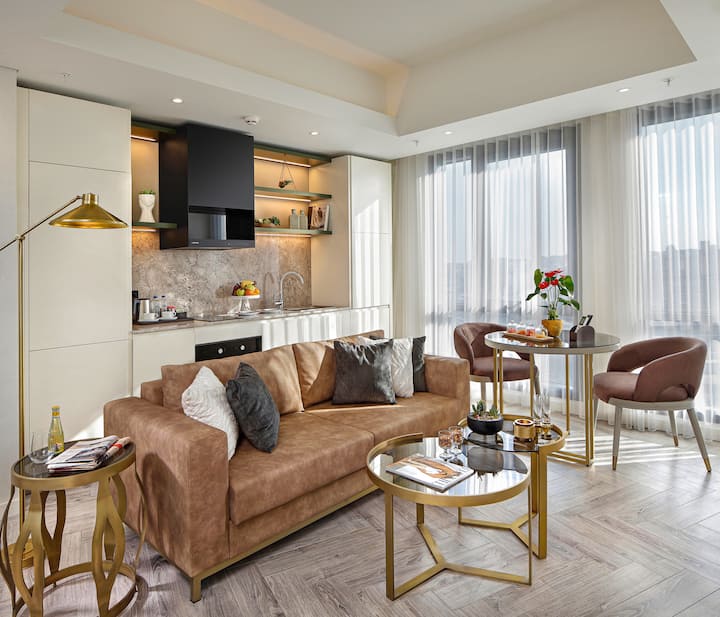 Luxury 1 Bedroom Apt. Housekeeping, Gym, Pool, Spa - Başakşehir