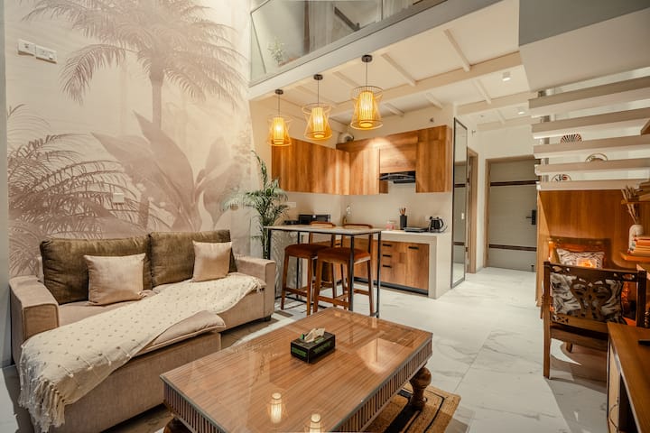 Boho Luxe Duplex At M3m Broadway | Staybycityfocus - Manesar