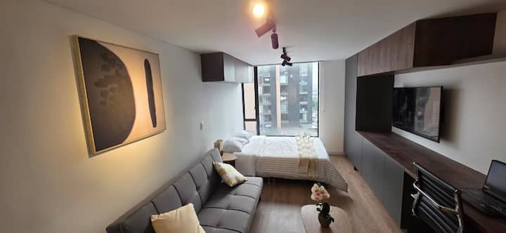 Luxury Studio | 5 Min Airport | Long Stays - Bogotá
