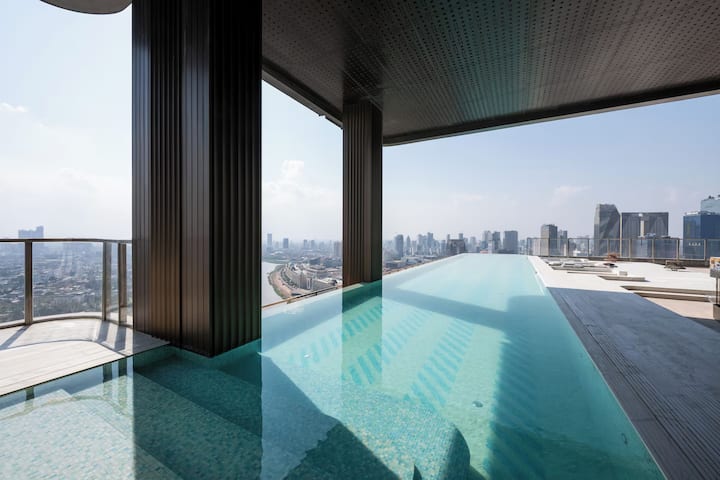 Elegant Riverside Condo At Vue Aston - Phnom Penh