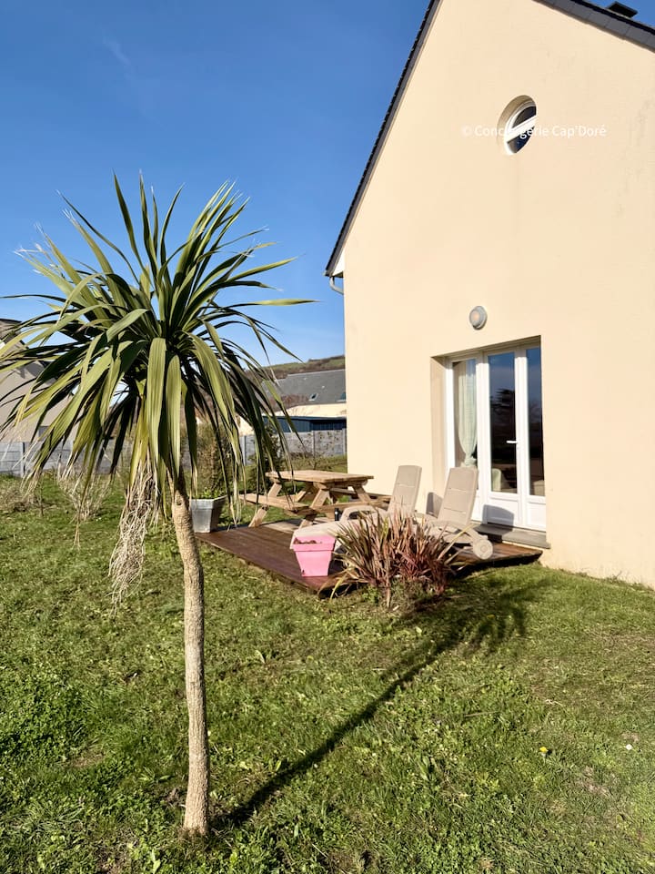 Maison "Blanche" à 300m De La Plage - Surtainville - Les Pieux