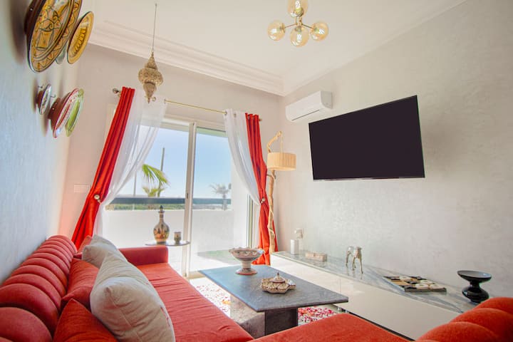 La Perle Dorée • Sea View Apartment In Resort - Asilah