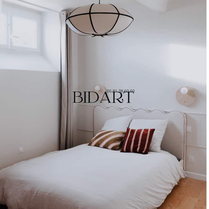 Appartement Moderne - 500m Océan - Bid'art - Bera