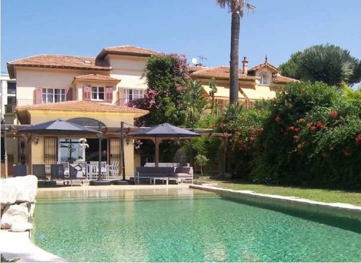 Face à La Mer, Villa 6 Chambres Cannes Palm Beach - Cannes