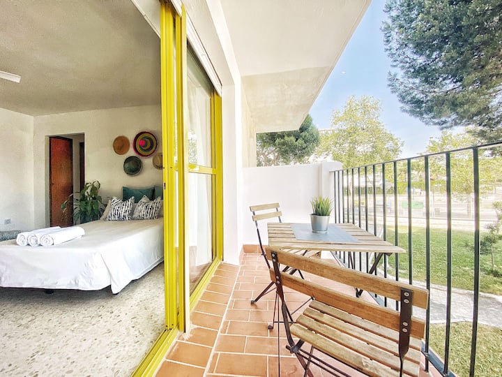 Estudio Blegamar Terraza - Playa Valdelagrana Wifi - Puerto Real