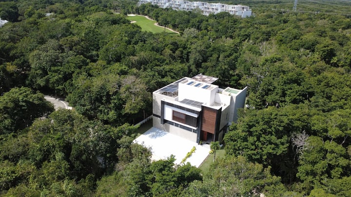 Amazing Villa Tulum Country Club 4bdr Golf Course - Akumal