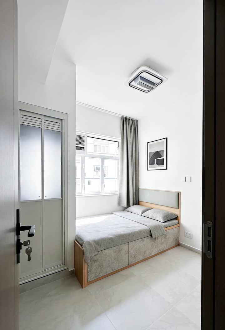 香港中心地區，油尖旺區，非常近迪士尼以及香港其他區，房間溫馨全新裝修 乾淨 - Hong Kong