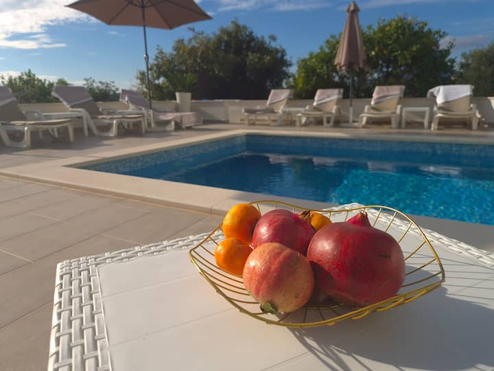 Sealuxe Apartment A1 With Heated Pool And View - Okrug Gornji