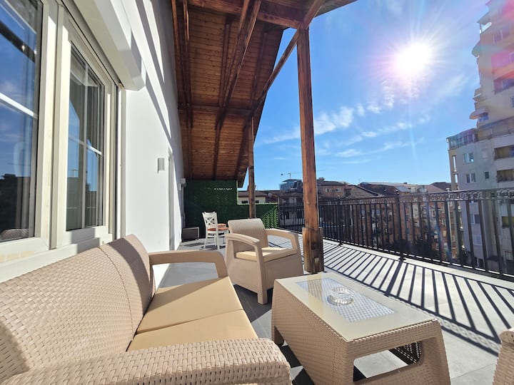 City Center Duplex Penthouse For 9 - Albania