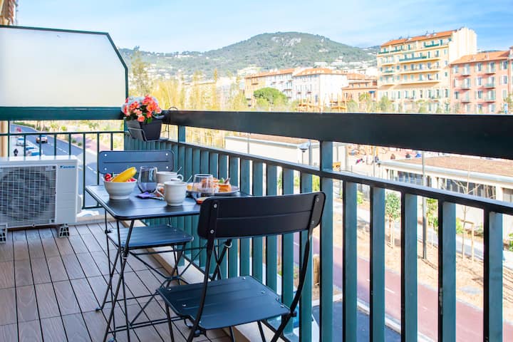Le Pauliani - Parking & Terasse | J&j Conciergerie - Nizza