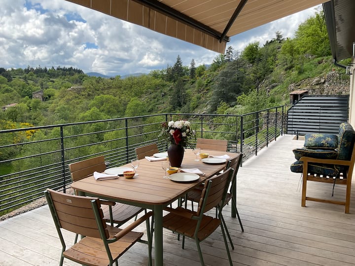 La Terrasse D’ay, Ardèche Verte, Site Pittoresque - Saint-Victor