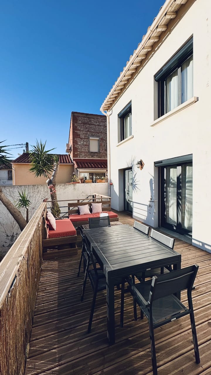 Duplex Avec Terrasse, Clim Et Stationnement Privé - Perpignan