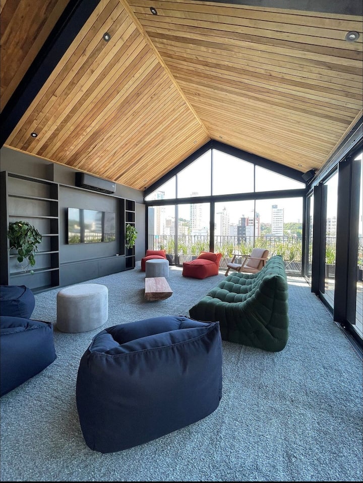 Loft On 709 Novo Moderno Com Garagem 200m Oktober - Blumenau