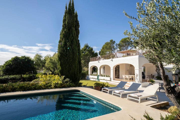 Villa De Style Ibicenco Au Cœur De La Nature. - Altea