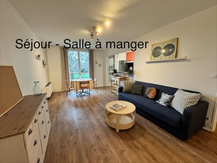 Appartement Confortable & Spacieux 85m² 3 Chambres - Angers