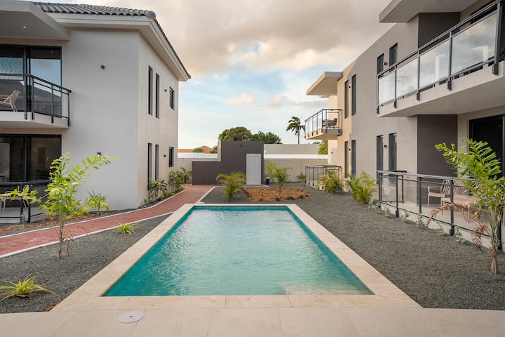 Luxury Apartment Pool Gated Near Mambo Beach - Curaçao