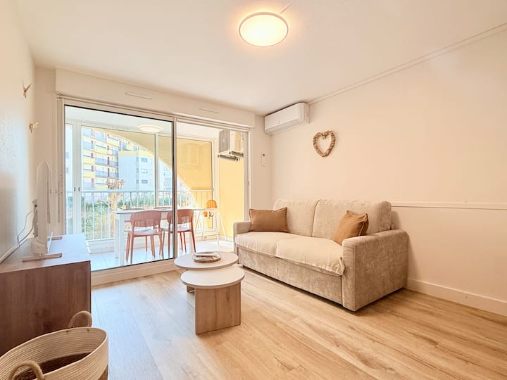 Aquagolf- Plage Richelieu -Piscine -Clim -Parking - Agde