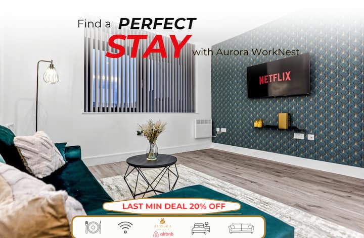 Last Min 25% Off: Contractor Stay W Parking By Sky - Brentford