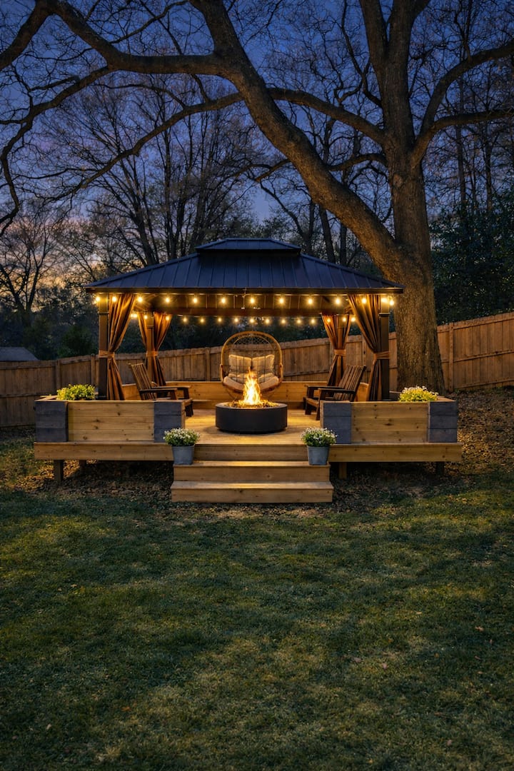 Dog Friendly Fire Pit Cottage Near Downtown+
Bikes - Travelers Rest, SC