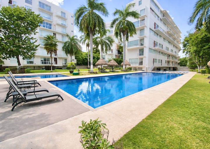 Departamento De Lujo | Con Alberca, Gym Y Vista - Cancún