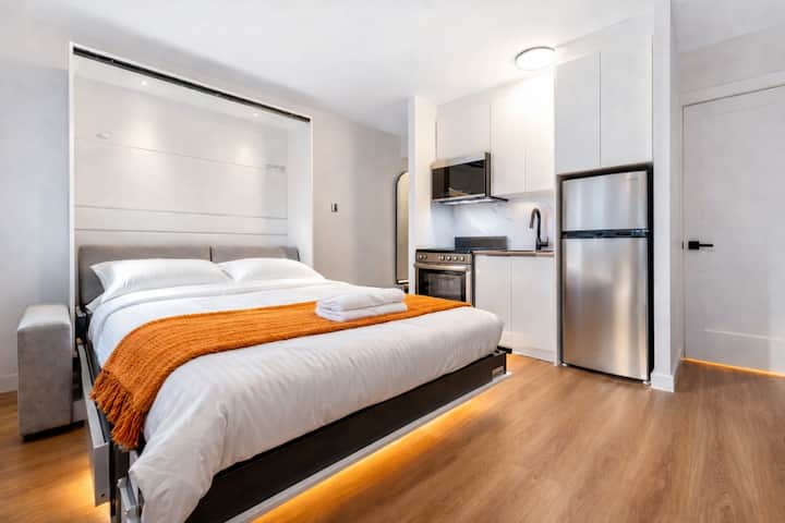 Bright Studio Mtl| Downtown & Walk Score 99 - Montreal