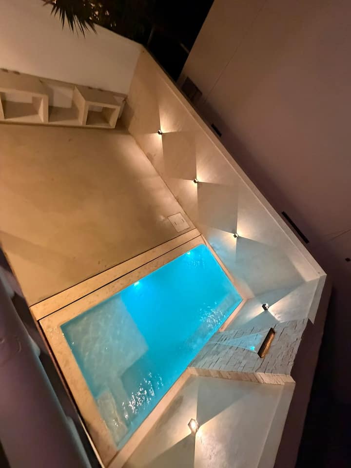 Casa Frente A La Playa Hermosa Con Alberca Privada - Isla Mujeres