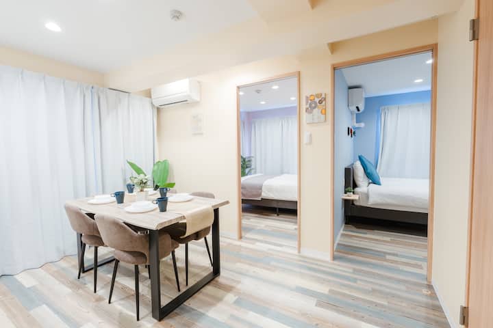 New! 35㎡ 2brwalk To Namba/dotonbori/kuromon Bm81 - Japan