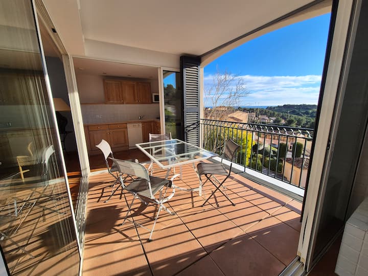 T2 48 M2 Vue Mer Résidence Avec Piscine Et Tennis - Saint-Cyr-sur-Mer