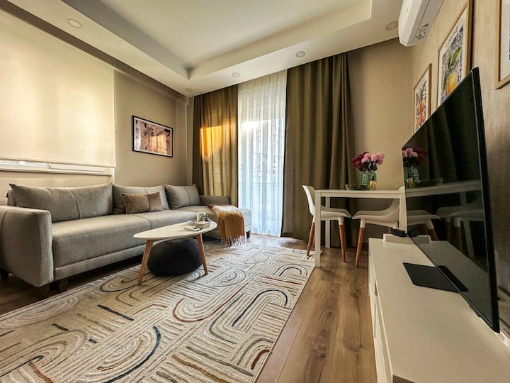 Merkezi Konumda, Akıllıca Tasarlanmış, 1+1 Daire - Antalya