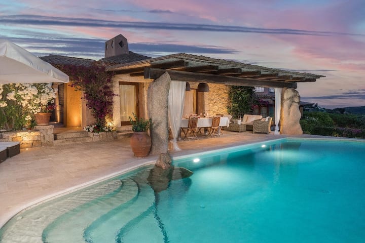 Cala Di Volpe Luxury Villainfinity Pool & Sea View - Arzachena