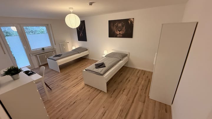 Gna02.02 - Modern Mit 4 Betten, Balkon & Parkplatz - Halver