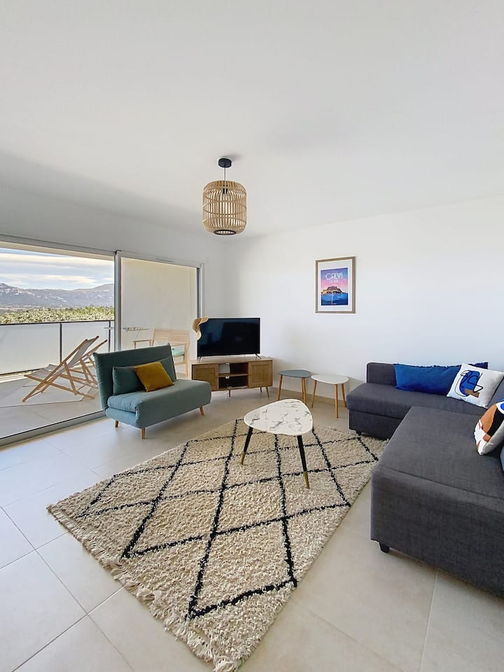 Calvi - Appartement Vue Mer Et Citadelle - Calvi