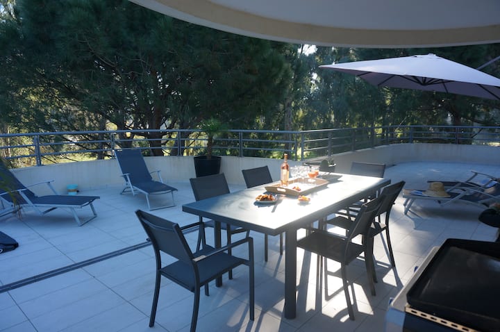 Appart 6 Pers – Plage 150m & Grande Terrasse - Calvi