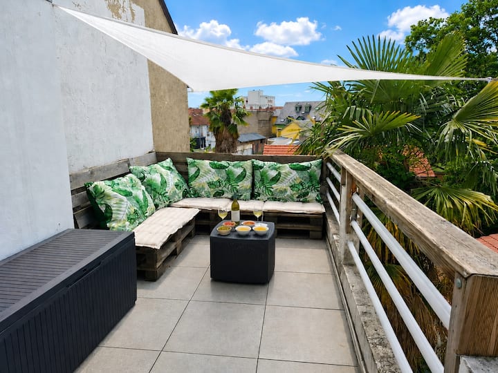L'escapade - T2 Centre Ville Avec Terrasse - Tarbes
