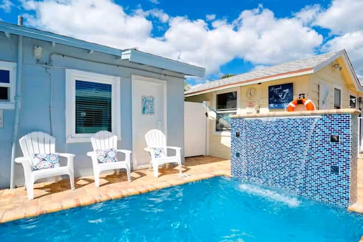 2br Beach Cottage-steps To Beach, Heated Pool - Manasota Key, FL