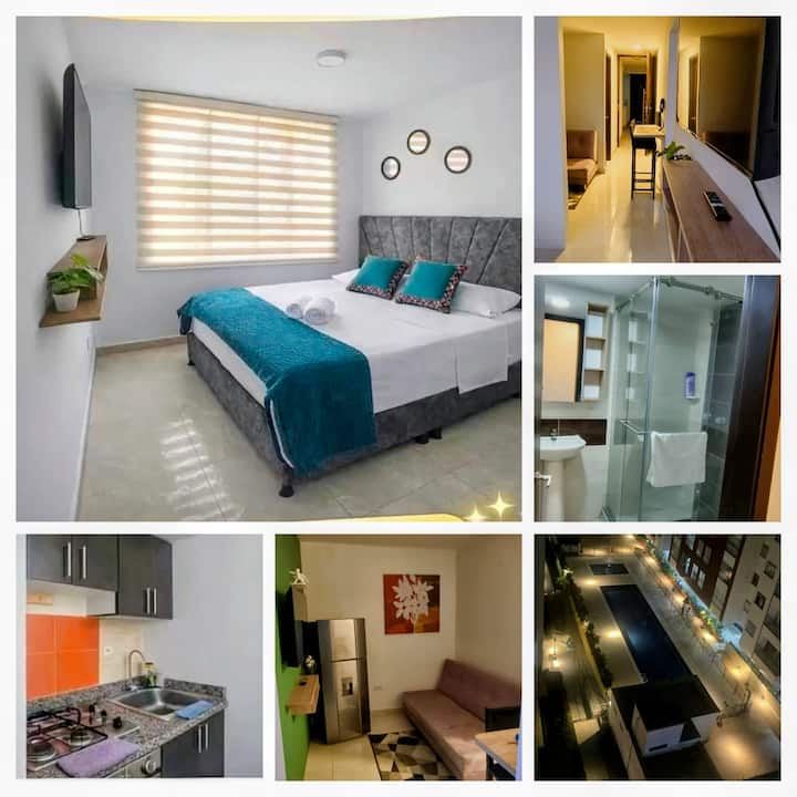 Disfruta De Un Cálido Y Acogedor Apartaestudio - Armenia